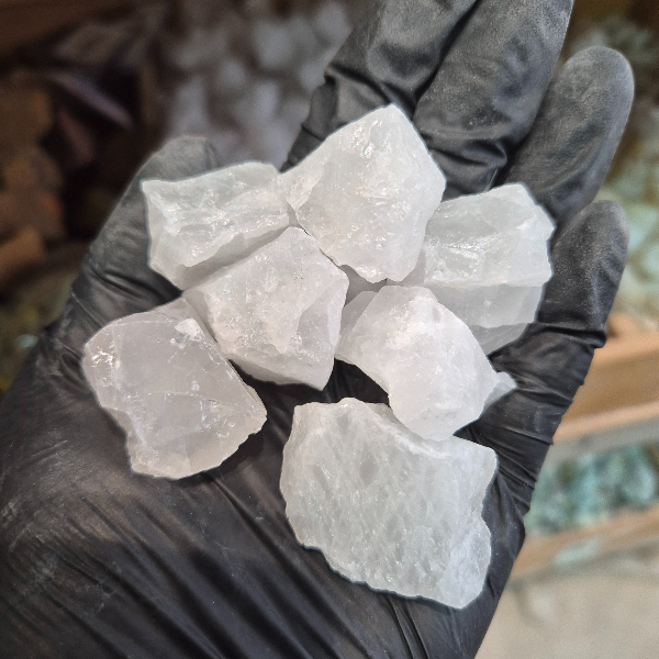 Piedra en bruto de Cuarzo blanco - La casa de las piedras